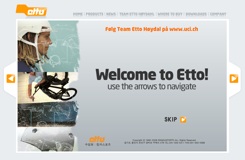 WELCOME TO KINGKASPORTS. Co. Ltd. ETTO SKY HELMET / PROTECTOR